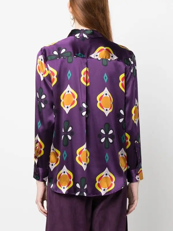 PAULA Graphic-print Long-sleeved Shirt