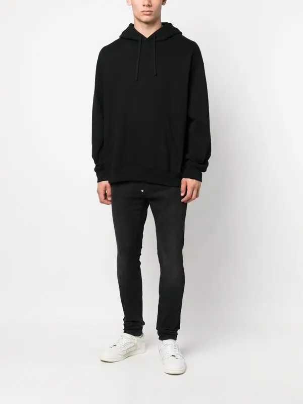 Philipp Plein Logo-plaque Slim-leg Jeans - Black