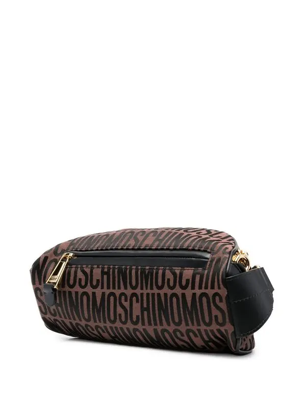 Moschino Jacquard Logo Motif Belt Bag
