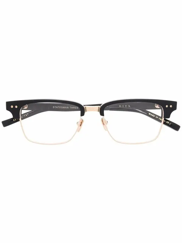 Dita Statesman Three Square Frame Glasses
