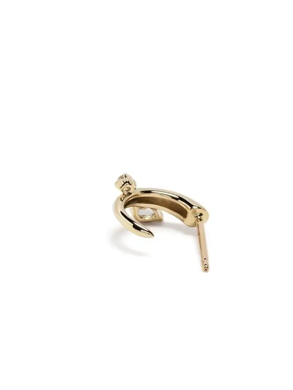 Adina Reyter 14kt Yellow Diamond Amigos Hoop Earrings