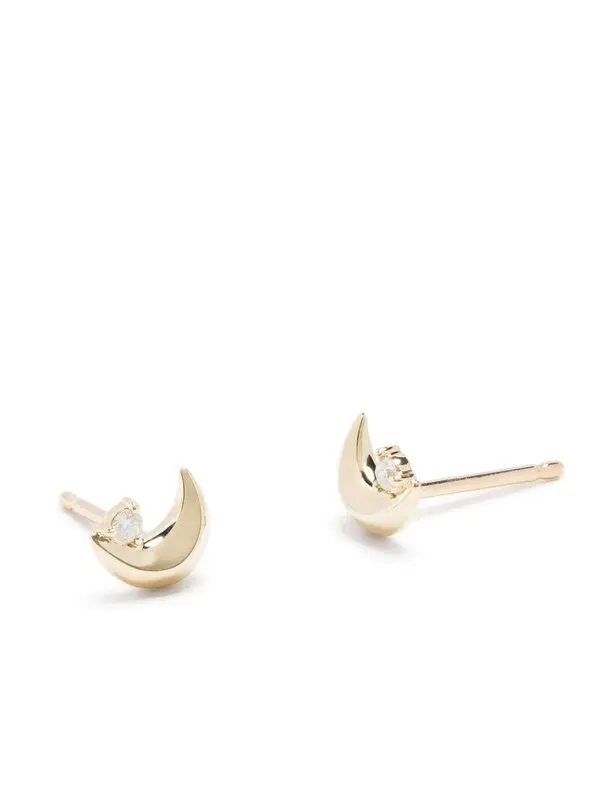 Adina Reyter 14kt Yellow Diamond Stud Earring