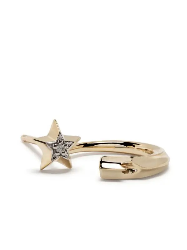 Adina Reyter 14kt Yellow Shooting Star Diamond Earrings