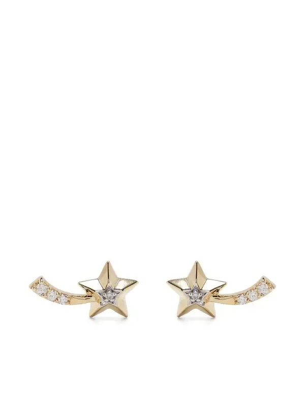 Adina Reyter 14kt Yellow Shooting Star Stud Earring - Gold