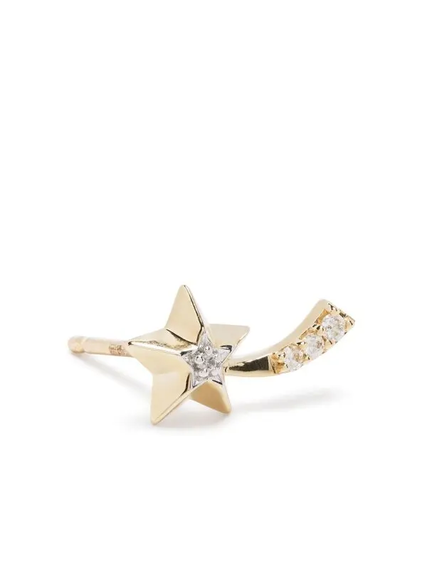 Adina Reyter 14kt Yellow Shooting Star Stud Earring
