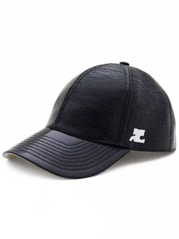 COURREGES Logo-patch Cap - Black