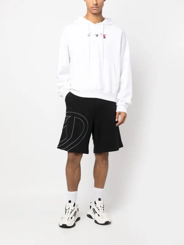 DIESEL® P-crow Megoval Cotton Shorts