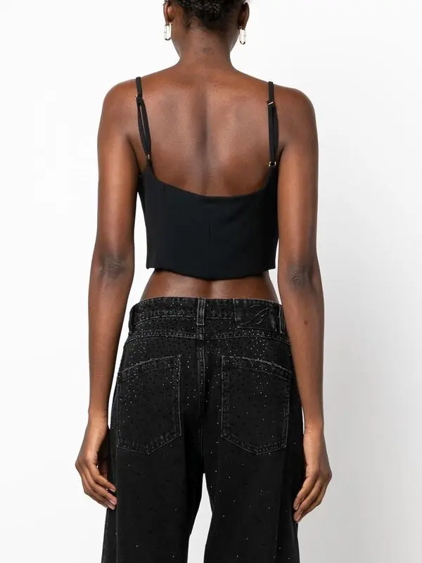 Blumarine Heart-patch Cropped Top