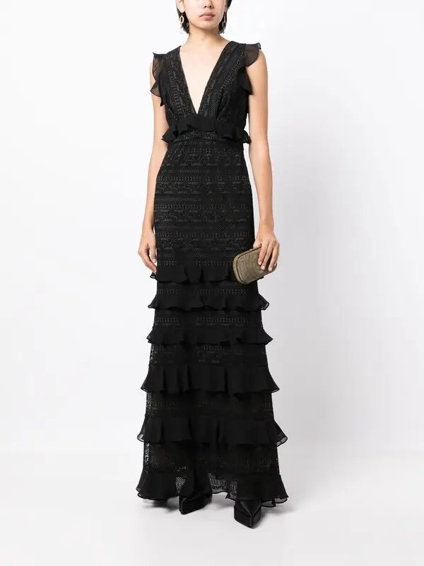 Sachin & Babi Serafina Lace Gown