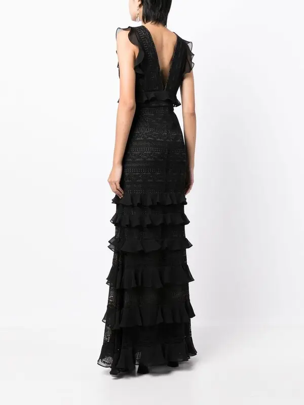 Sachin & Babi Serafina Lace Gown