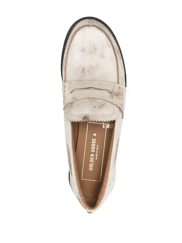 GOLDEN GOOSE Jerry Distressed Loafers