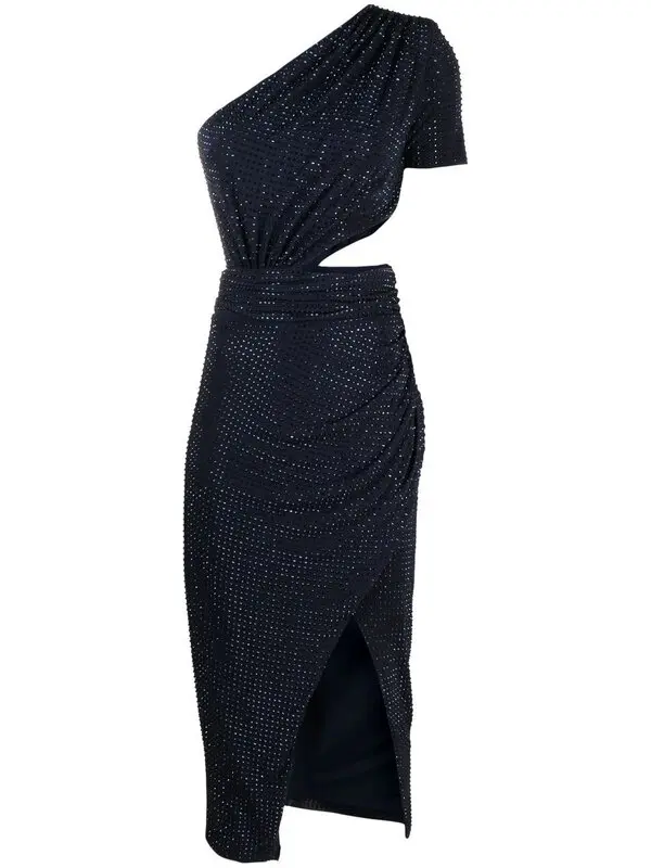 SELF-PORTRAIT Cut-out Midi Dress - Blue