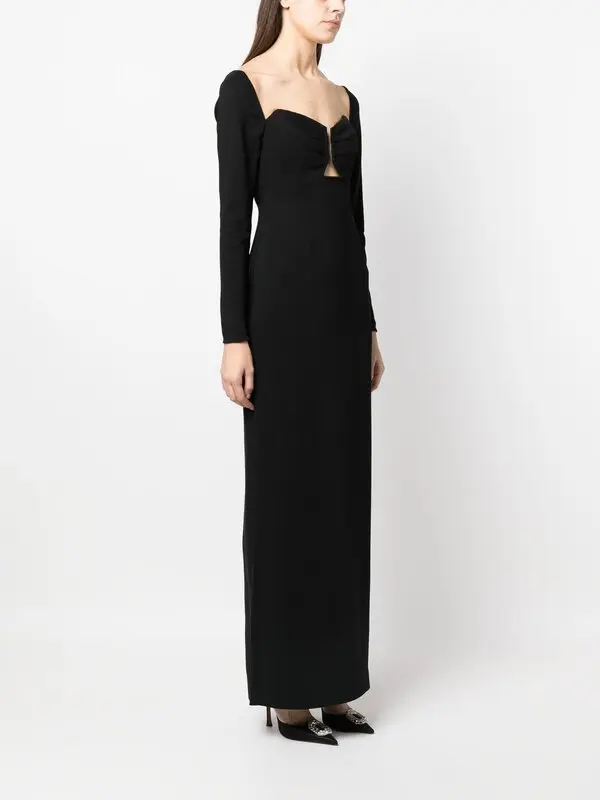 Roland Mouret Long-sleeved Maxi Dress