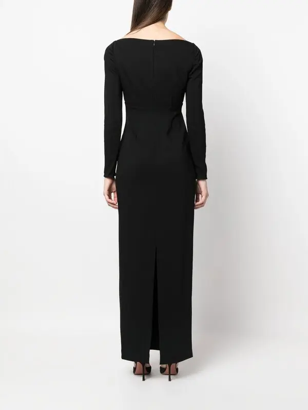 Roland Mouret Long-sleeved Maxi Dress