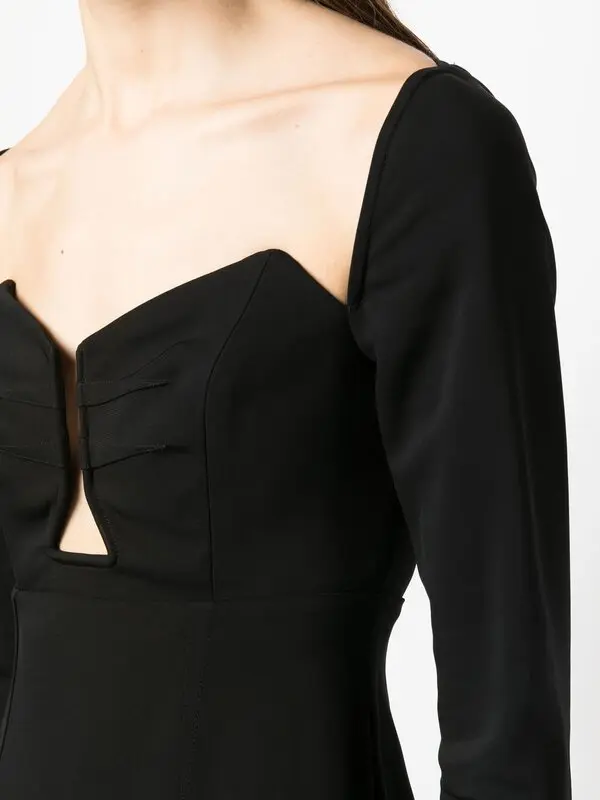 Roland Mouret Long-sleeved Maxi Dress