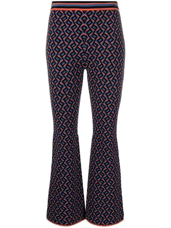 Diane Von Furstenberg Juno Jacquard Trousers