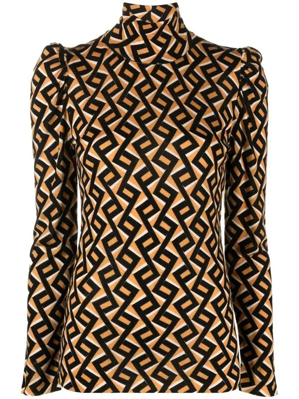Diane Von Furstenberg Zigzag Wool Jumper