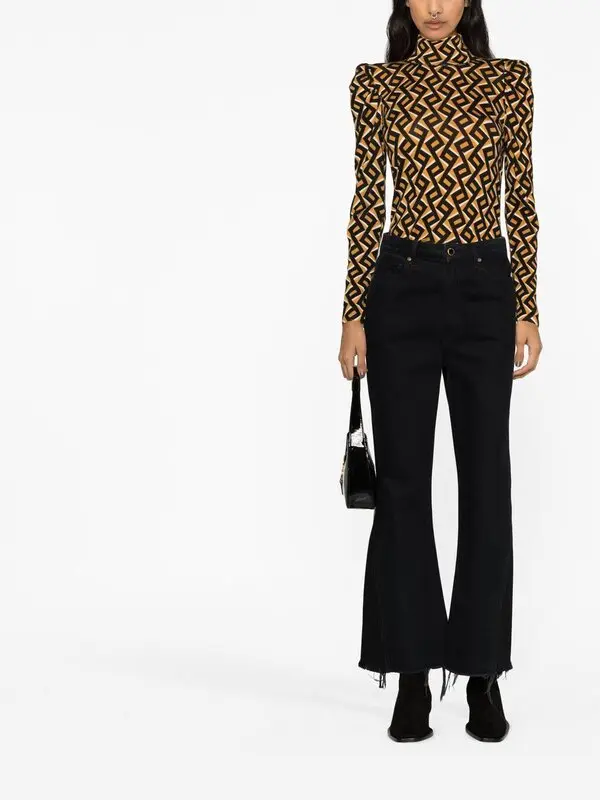 Diane Von Furstenberg Zigzag Wool Jumper