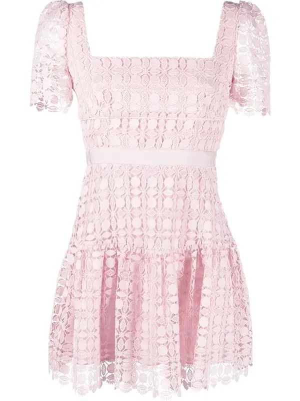 SELF-PORTRAIT Lace Mini Dress