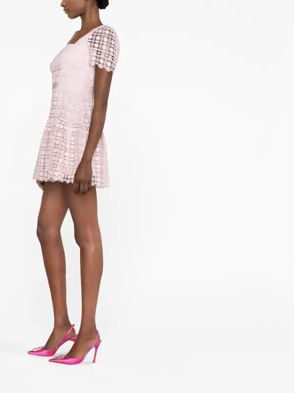 SELF-PORTRAIT Lace Mini Dress
