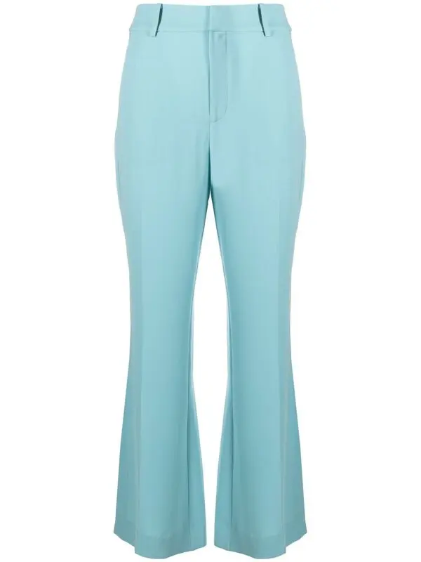 Diane Von Furstenberg Slit-hem Flared Trousers