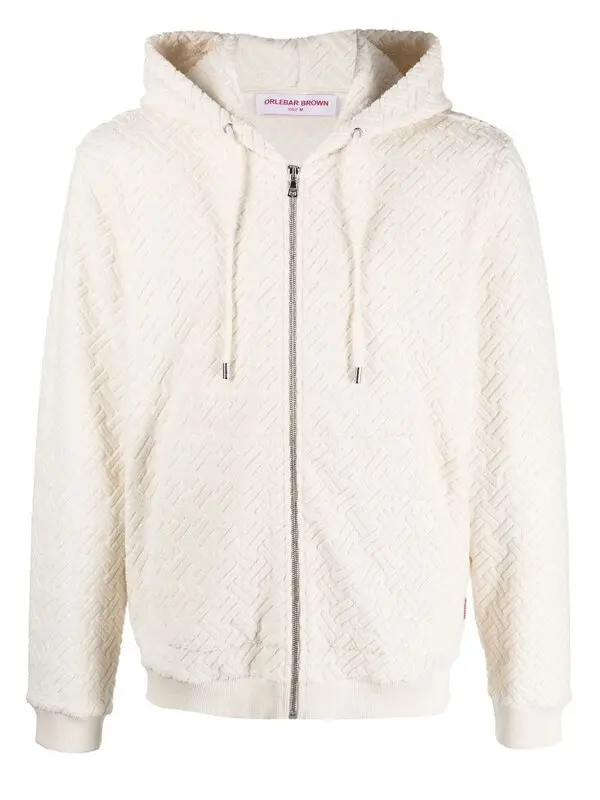 Orlebar Brown Jacquard Zip-up Hoodie