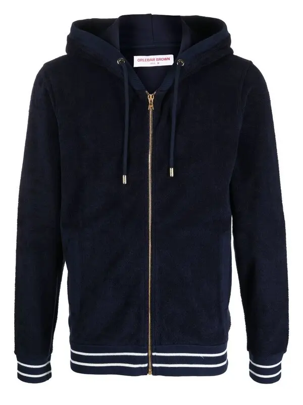 Orlebar Brown Cotton Zip-up Hooded Jacket