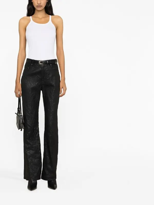 Zadig&Voltaire Evy Crinkled Leather Trousers