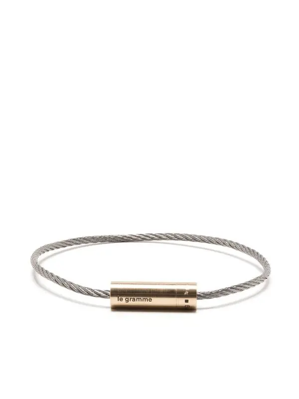 Le Gramme 6g Cable Bracelet In Sterling Silver And -tone - Gold