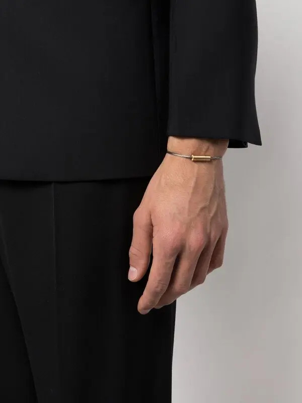 Le Gramme 6g Cable Bracelet In Sterling Silver And -tone
