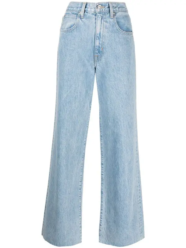SLVRLAKE High-waisted Wide-leg Jeans