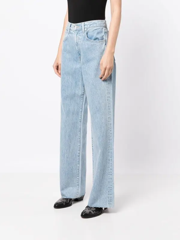 SLVRLAKE High-waisted Wide-leg Jeans
