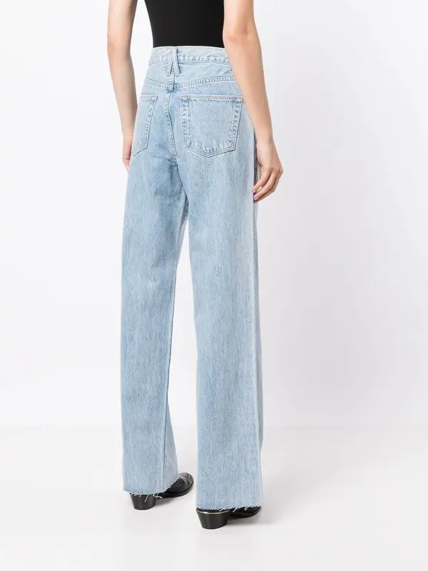 SLVRLAKE High-waisted Wide-leg Jeans