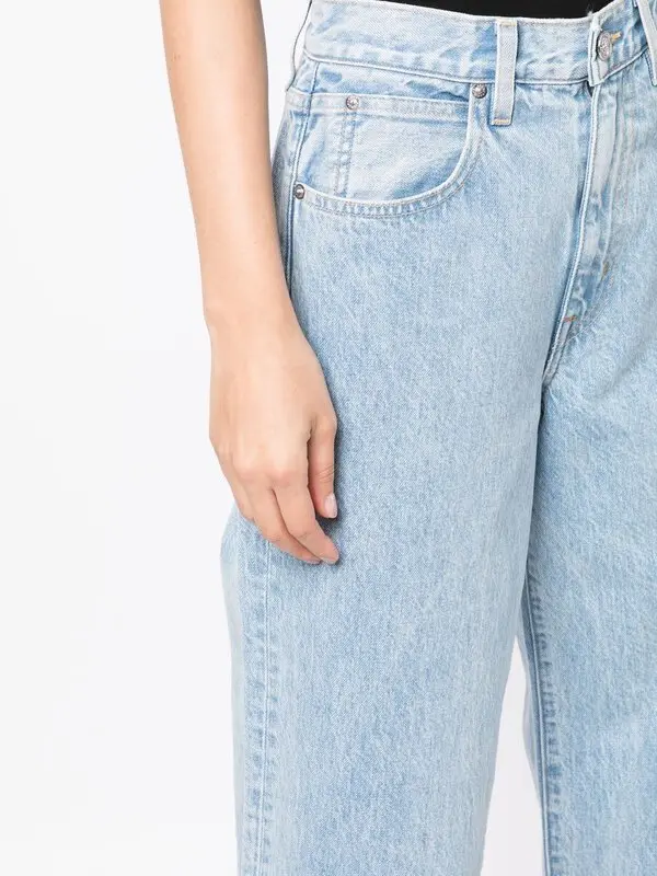 SLVRLAKE High-waisted Wide-leg Jeans