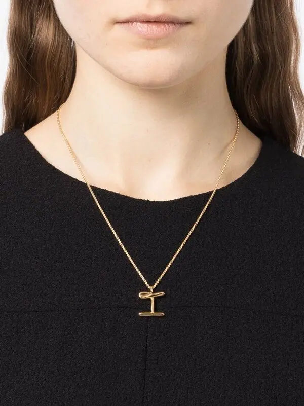 MISSOMA Initial Pendant Necklace - Gold