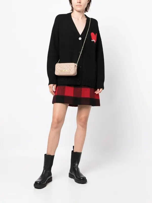 Moschino Quilted Crossbody Bag