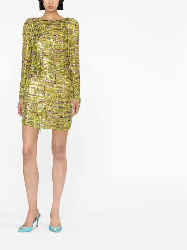 Dundas Sequin-embellished Minidress
