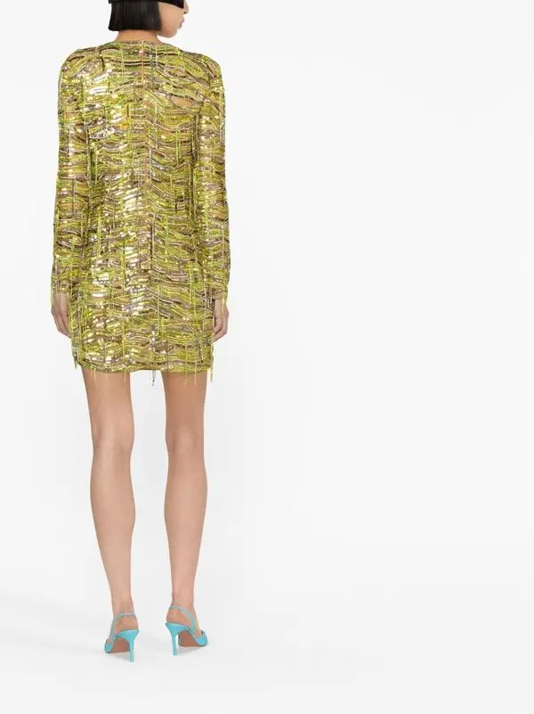 Dundas Sequin-embellished Minidress