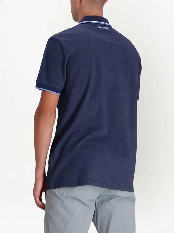 BOSS Ogo-print Cotton Poo Shirt