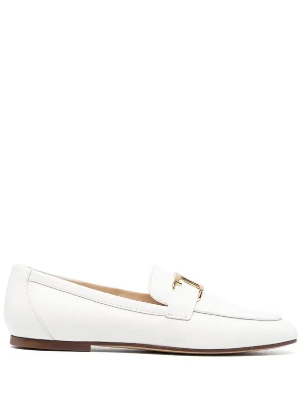 TOD'S T-logo Leather Loafers