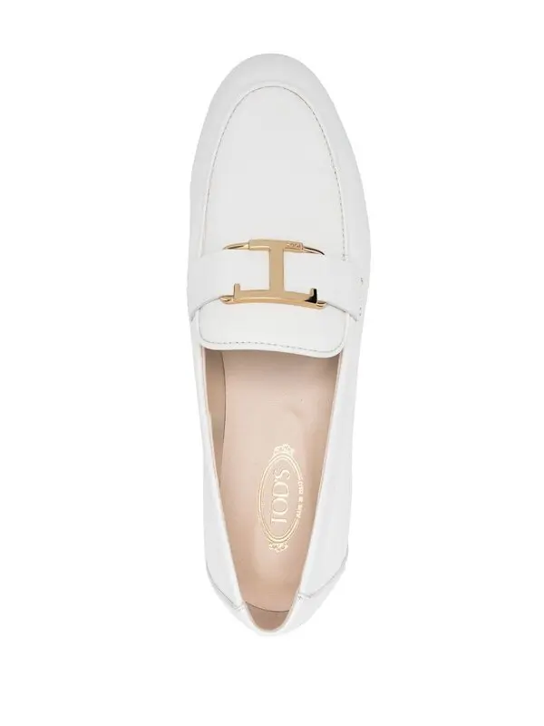 TOD'S T-logo Leather Loafers