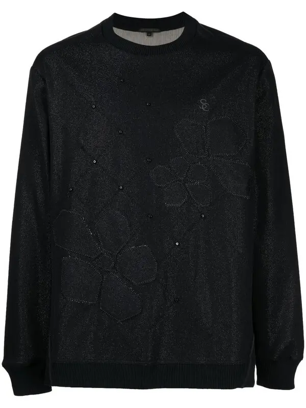 Shiatzy Chen Floral Embroidered Jumper