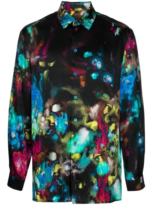 Shiatzy Chen Genisis Collection Abstract-print Shirt