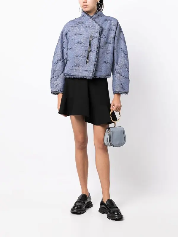 Shiatzy Chen Reminiscence Metallic-jacquard Jacket