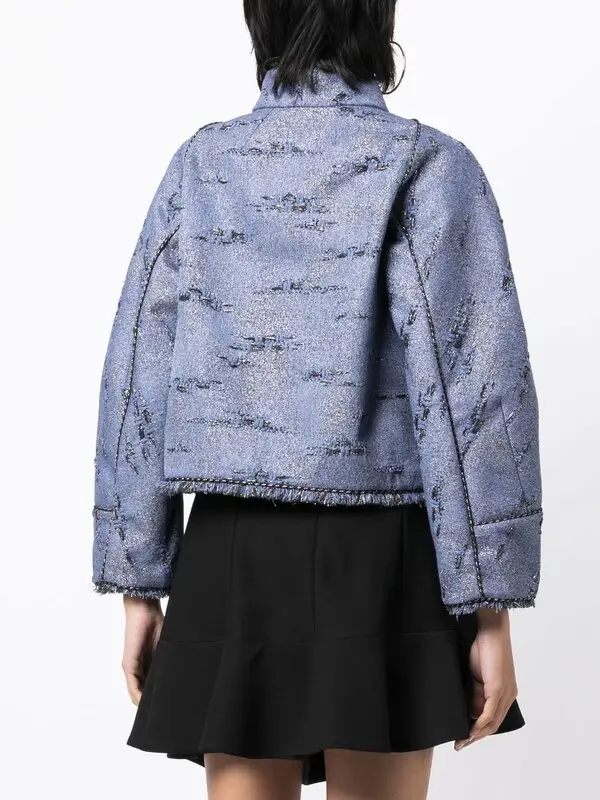 Shiatzy Chen Reminiscence Metallic-jacquard Jacket