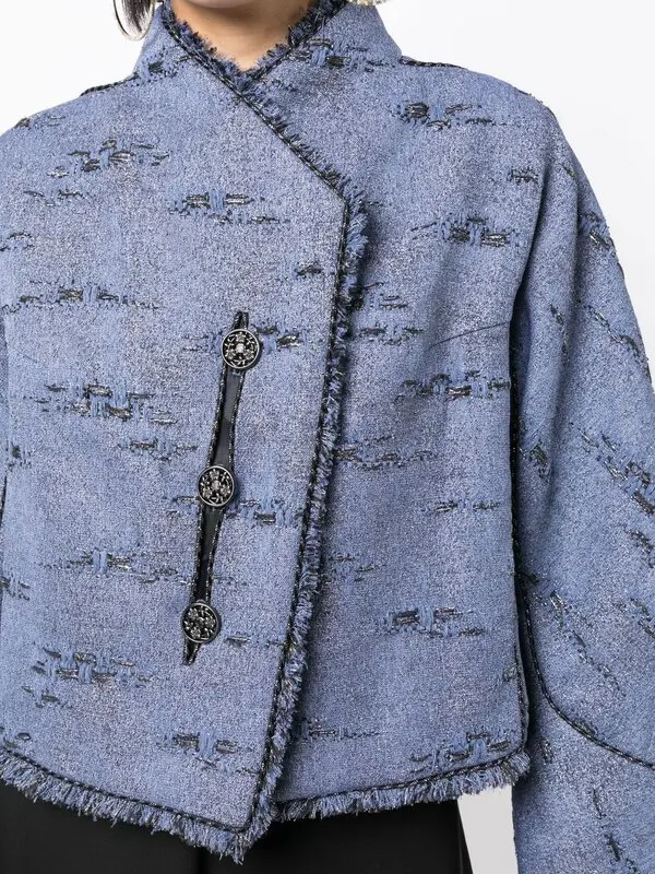 Shiatzy Chen Reminiscence Metallic-jacquard Jacket