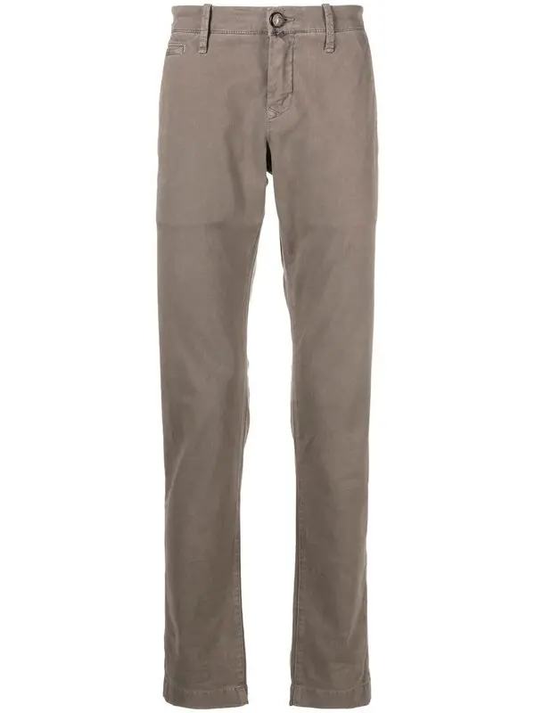 Jacob Cohen Slim-cut Trousers - Neutrals