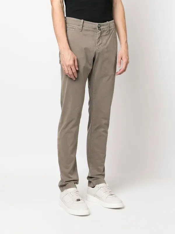 Jacob Cohen Slim-cut Trousers - Neutrals