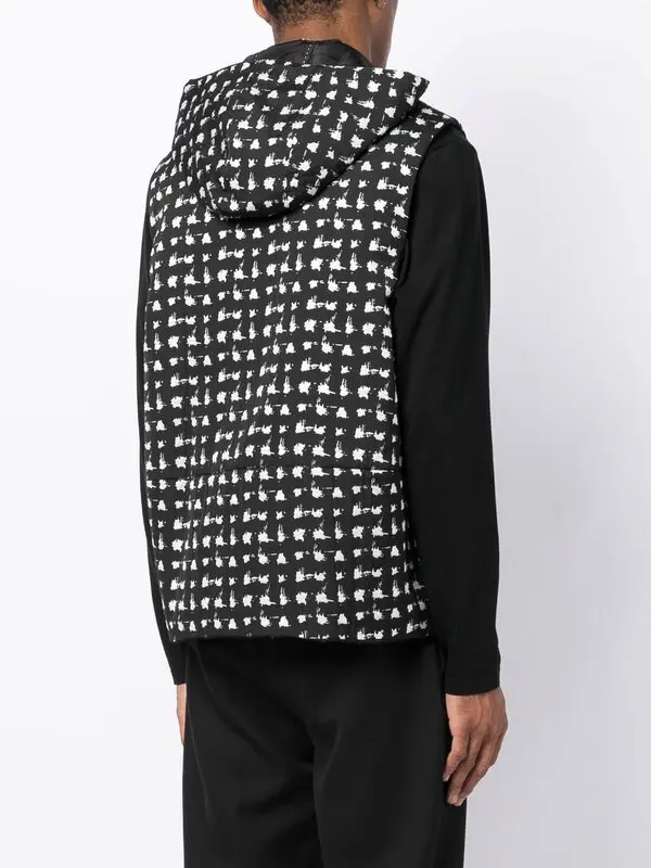 Shiatzy Chen Jacquard Hooded Gilet