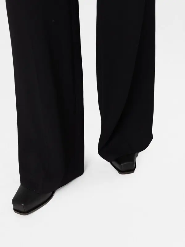 Stella McCartney High-waisted Flared Trousers - Black